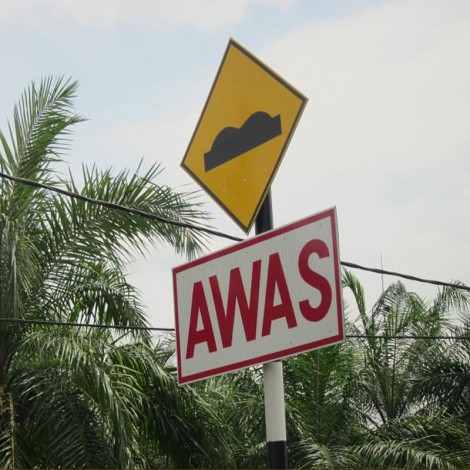 WD.17 AWAS Sign | Quality JKR Signboard Malaysia | Welldone